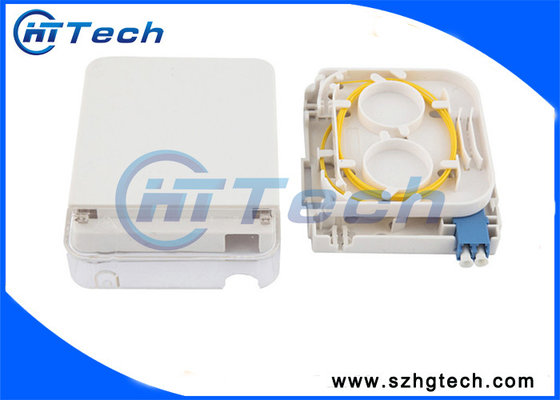 Hua Wei Type 2Port Fiber Optic Terminal Box , 2Core Fiber Termination Box supplier