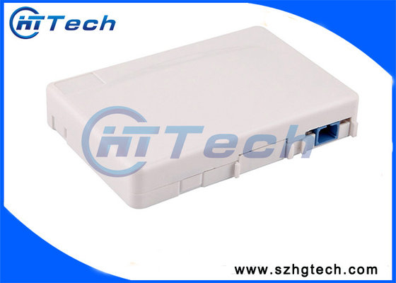ABS Type 2 Port SC/UPC Fiber Optic Terminal Box SC 1Core Fiber Termination Box supplier
