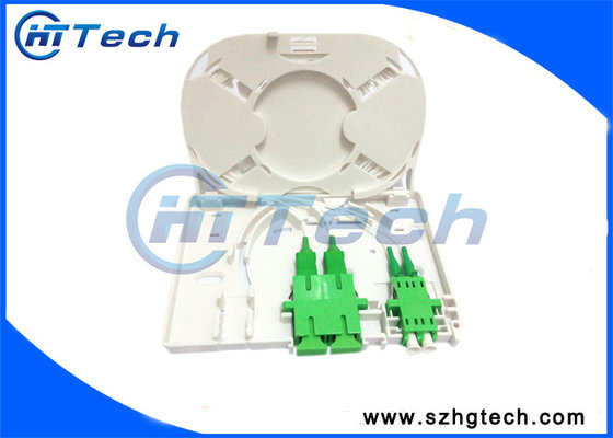 4Cores SC / APC Fiber Optic Termination Box , 2Port SC / APC FTTH Fiber Terminal Box supplier