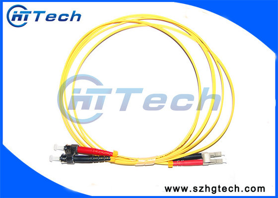 LC-ST 50/125 OM3 Duplex 2.0MM Fiber Optic Patch Cord , 10Gb Fiber Optic Patch Cable supplier