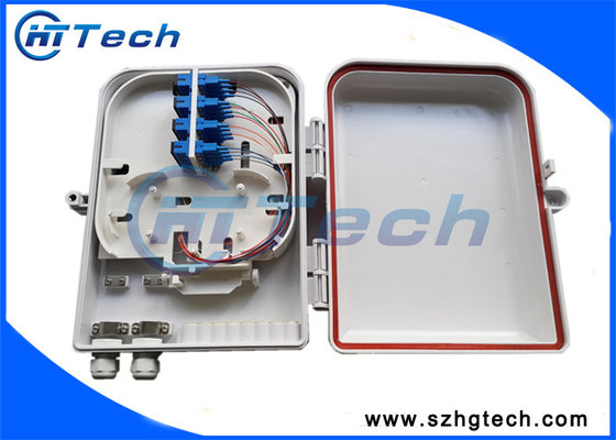 SC APC connector 1x16 PLC Splitter Box , 16Cores Fiber Optical Splitter Box supplier