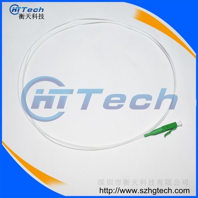 Aqua Color OM3 LC Fiber Optic Pigtail 0.9mm Less Insert Loss 10Gb LC Fiber Pigtail supplier