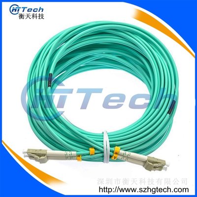 OM3 Duplex 10Gb LC-LC Fiber Optic Patch Cable Aqua Clor OM3 LC-LC Patch Cord supplier