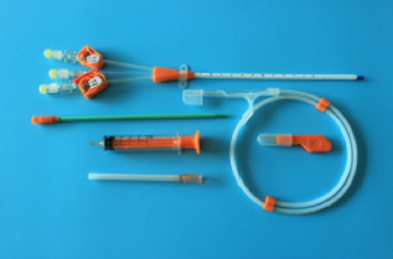 Dialysis catheter set -Excellent blue soft-tip to significantly reduce risk of vascular trauma. -Medical grade material