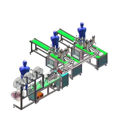 Fully Automatic Face Mask Manufacturing Machine N95 Special Shaped Ear Loop