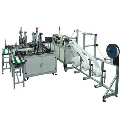 Medical Face Automatic Disposable Mask Machine 100 - 100pcs Per Minute