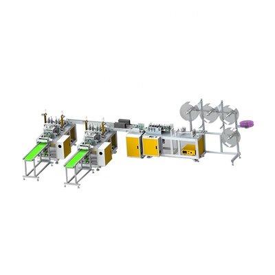 Single Use Earloops Face Mask Making Machine / Mask Manufacturing Machine