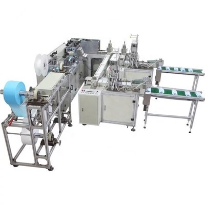 1.5kw Semi Auto Face Mask Machine With Ear Loop Welding Conveyor System