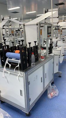 Aluminium Frame 80pcs/Min Semi Auto Face Mask Machine