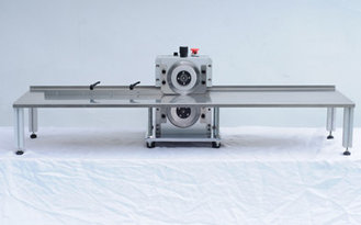 China PCB Depaneling Machine Motorized PCB Separator With 2.4m Table supplier