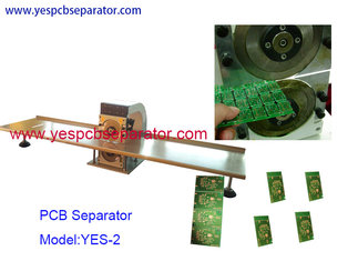 China PCB Depanelizer With Two Circular Blades For FR4 CEM PCB Board supplier