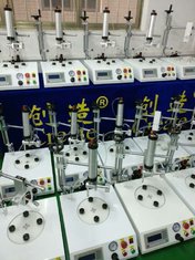 China Glue Dispenser Robot For LED Bulb Cap Adhesive Dispensing Robot supplier