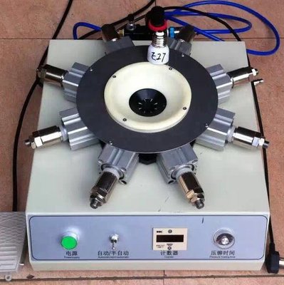 E27 Bulb Cap Crimping Punching Nailing Machine For LED Lighting Production supplier