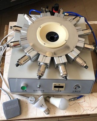 Bulb Cap Production Assemble Machinery E14 B22 Bulb Cap Crimping Punching Tool supplier