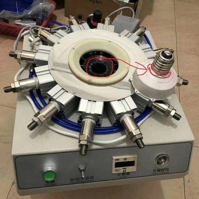 B22 E27 Bulb Cap Production Assemble Machinery CE ISO Bulb Cap Crimping Tool supplier