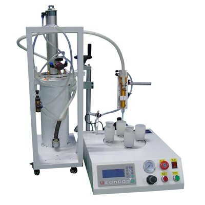 Automatic Glue Adhesive Dispensing Machine For Bulb Cap Glue Dispenser Robot supplier