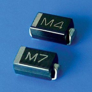 SMD Schottky Barrier Diodes Rectifier Ss12 -Ss110 SMA