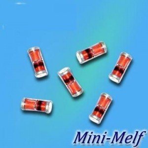 0.5W Zener Diode Bzv55c2V0-Bzv55c75 Minimelf 1206 SOD-80C