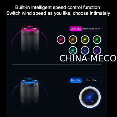 APHOEU CAR air purifier with UVC led lamp + photocatalyst filter, Anion, HEPA filter clean the air in car kill virus