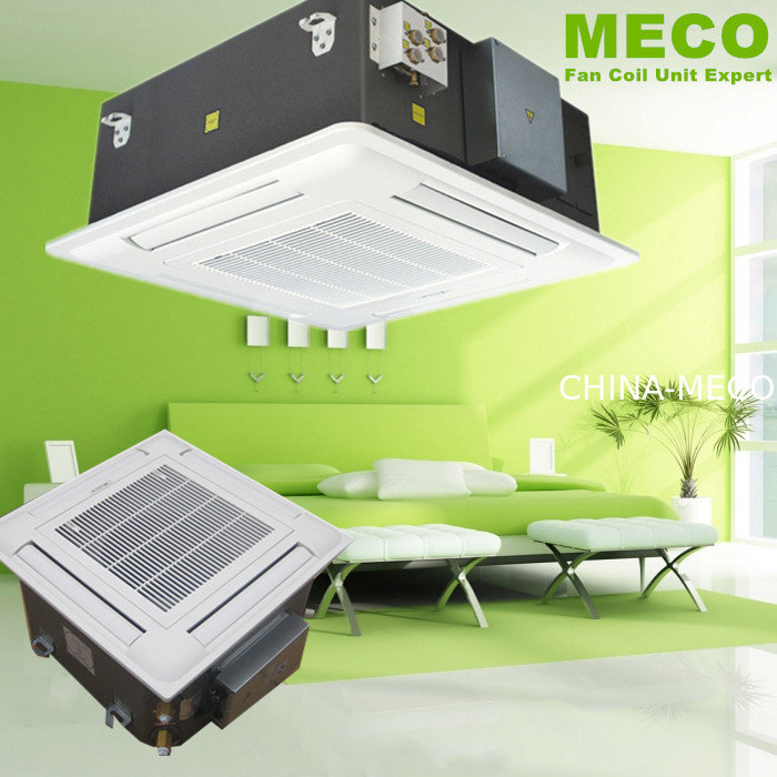 Energy-saving DC motor 4 way cassette fan coil unit-1400CFM