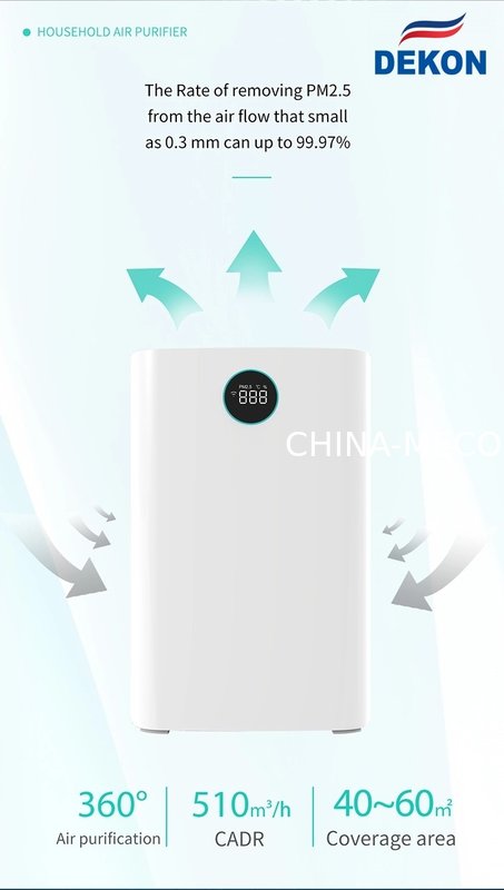 PM2.5 air purifier and bacterial killing purilizer, air purifier and air sterilizer units UVC and HEPA double clean