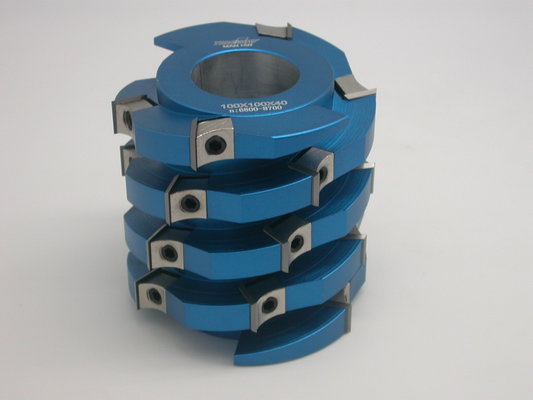 Heavy Duty Spiral Cutterhead / Woodworking Tools With Changeable Knives