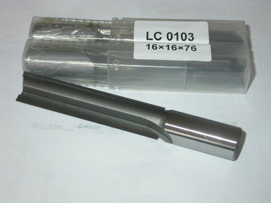 Micro-grain Tungsten Carbide TCT Router Bits With Two Flute , Silver Welding