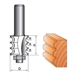 Multi-beading bit
