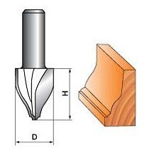 Vertical raised panel bit