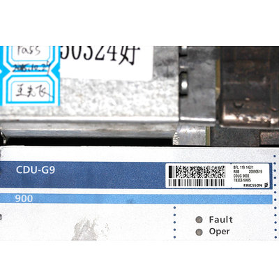 Ericsson BTS BFL 119 142/1 R8B RBS2206 CDU-G9 base station telecom equipment