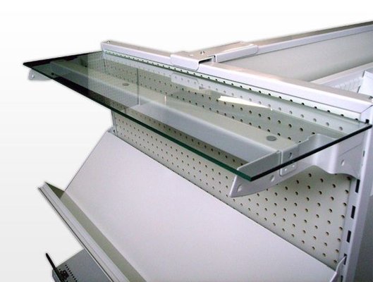 Transparent Tempered Glass Shelves High Strength For Store Security supplier
