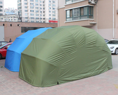 Luxurious folding car garage advertising car headrest cover