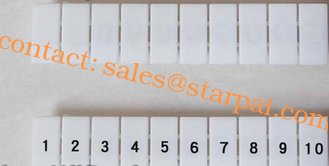 China UK2.5B UK5N Din Rain Terminal Blocks Maker Strips supplier