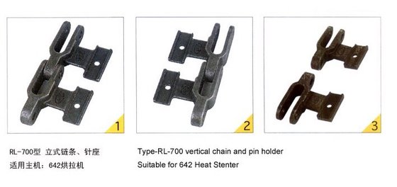 Precision Pin Clip, Pin Holder, Vetical Chain ,Pin Plate For 642 Heat Stenter Machine Parts ISO9001