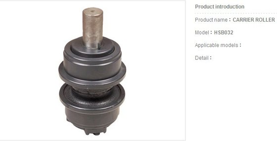 Black, Yellow Excavator Top Roller Carrier Roller Upper Roller, Bulldozer / Excavator Spare Parts OEM