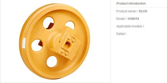 Front Idler Assy For Excavator Spare Parts, Excavator Parts Hyundai Front Idler Assy SHB015-SHB022