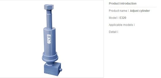 Komatsu / Kobelco Adjust Cylinder For Excavator, Adjustable Cylinder For Excavator Spare Parts