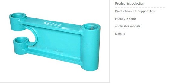Colorful Excavator Support Arm, Various Support Spare Parts For Excavator HS03, K200, SK200, FX200