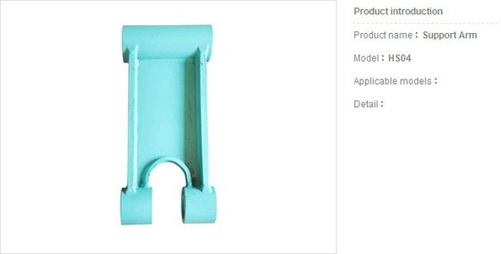 Colorful Excavator Support Arm, Various Support Spare Parts For Excavator HS03, K200, SK200, FX200
