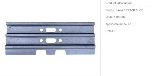 Mining Machinery Excavator Spare Parts Excavator Track Shoe, Bulldozer Track Shoe For Digging