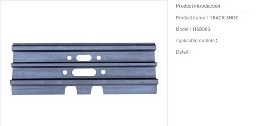 Mining Machinery Excavator Spare Parts Excavator Track Shoe, Bulldozer Track Shoe For Digging