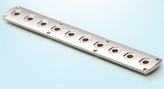 1/5 /10  Hole Bier Pin Storage Plate stenter Spare Parts Chrome Plated