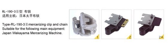 Stenter Machine Parts Mercerizing Clip And Chain For Japan Wakayama Mercerizing Machine