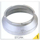 Printing End Ring , Rotary Screen Printing For Printing Machine