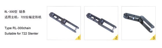Type RL-300 Chain For China 722 Stenter Customized Stenter Machine Parts Pin Holder, Pin Plate