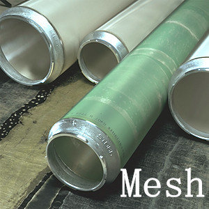 Nickel Rotary Screen Printing , Uniform Transmission High Strength For Textile Printing