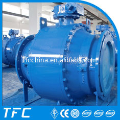 API 6D double block and bleed flanged type ball valve