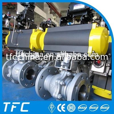 pneumatic operated floating ball valve