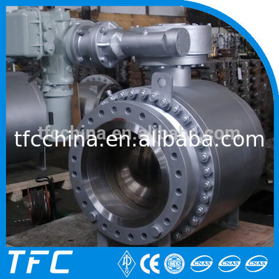 A105 carbon steel 24 inch modulating electric valve, electric motor operated ball valve