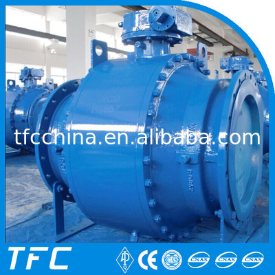 API 6D double block and bleed flanged type ball valve
